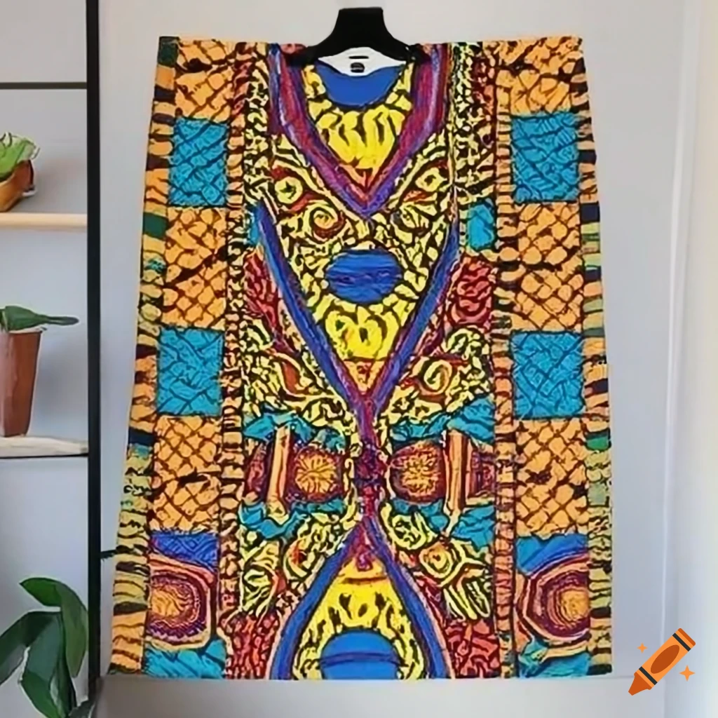 Embrace african prints on Craiyon