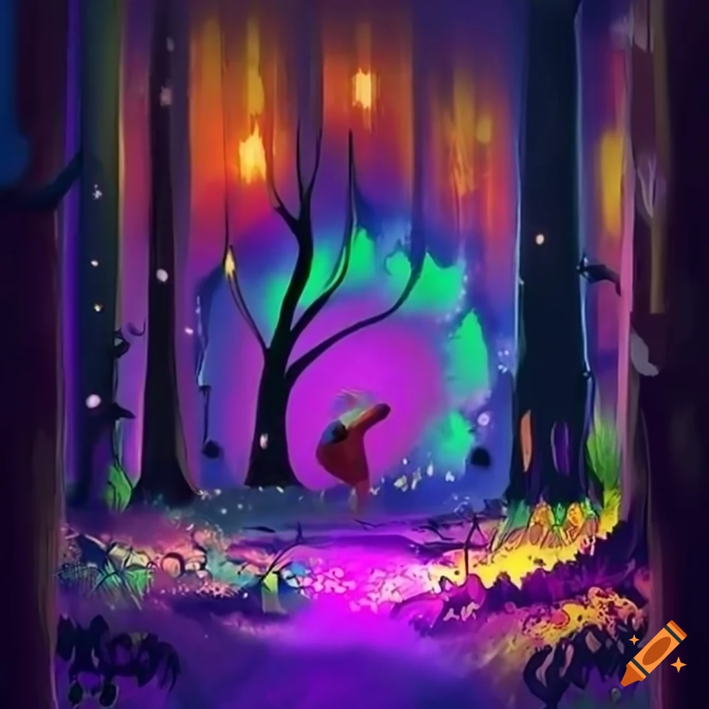 Magical Forest With Animals