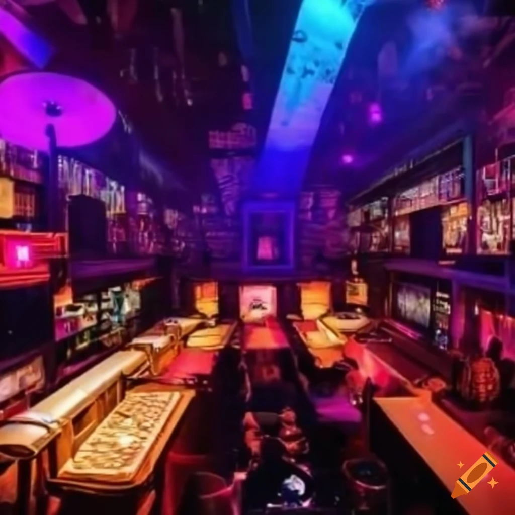 Nightclub servers on Craiyon