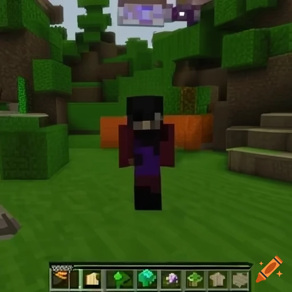 Custom minecraft adventures on Craiyon