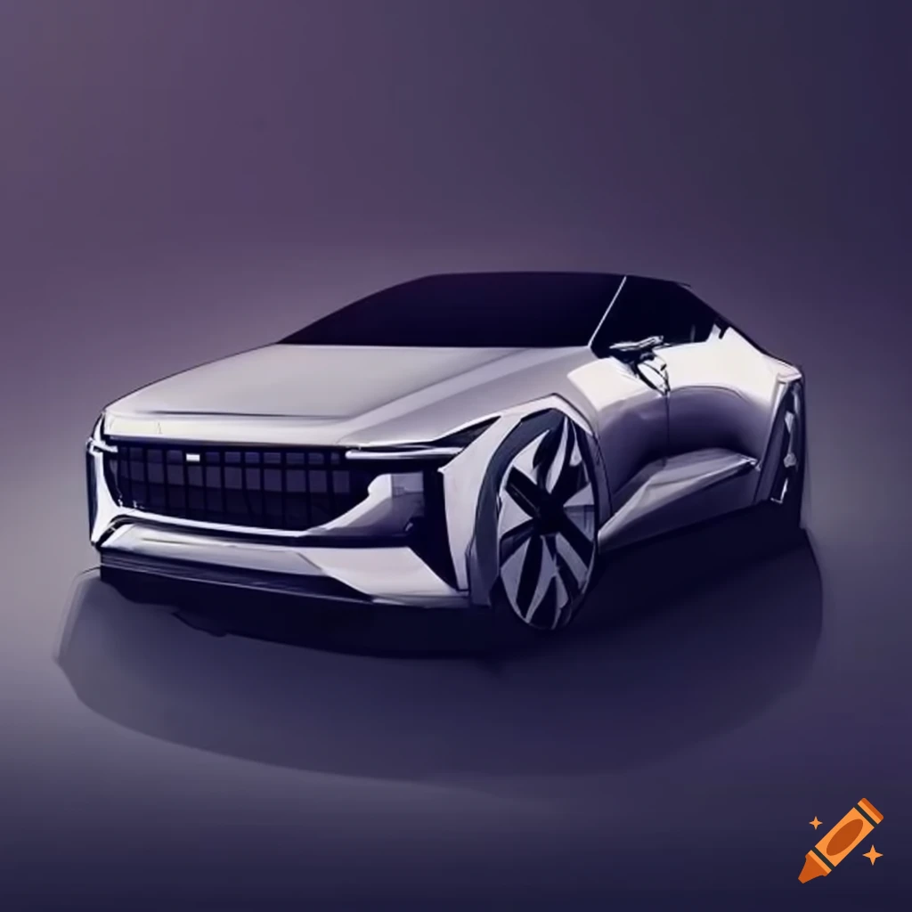 Polestar 5 car concept, futuristic design with sleek lines winner of ...