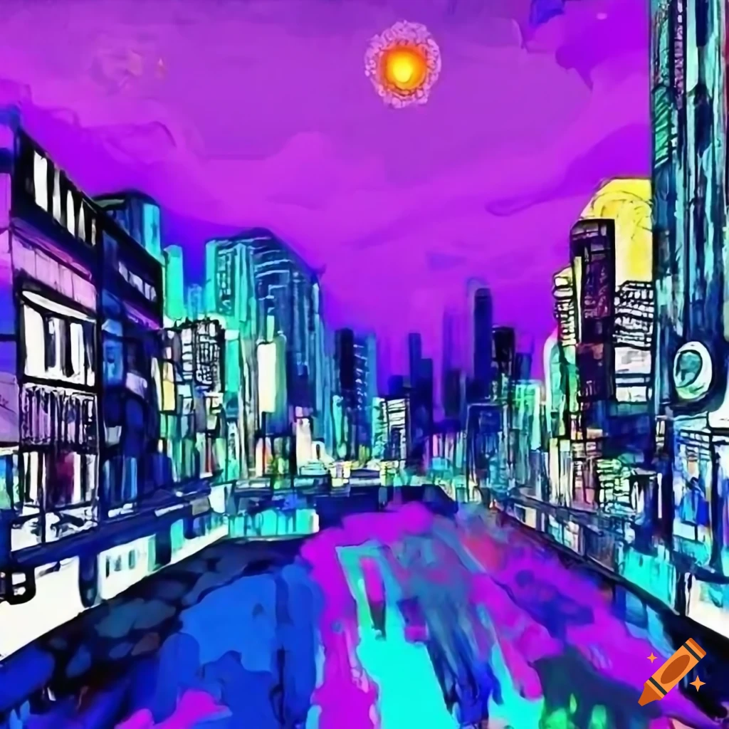Intricate urban cityscapes