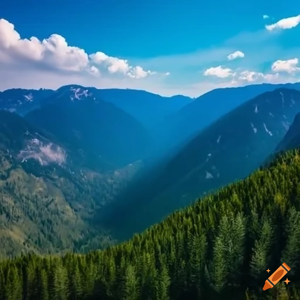 Beutiful high rez mountain range