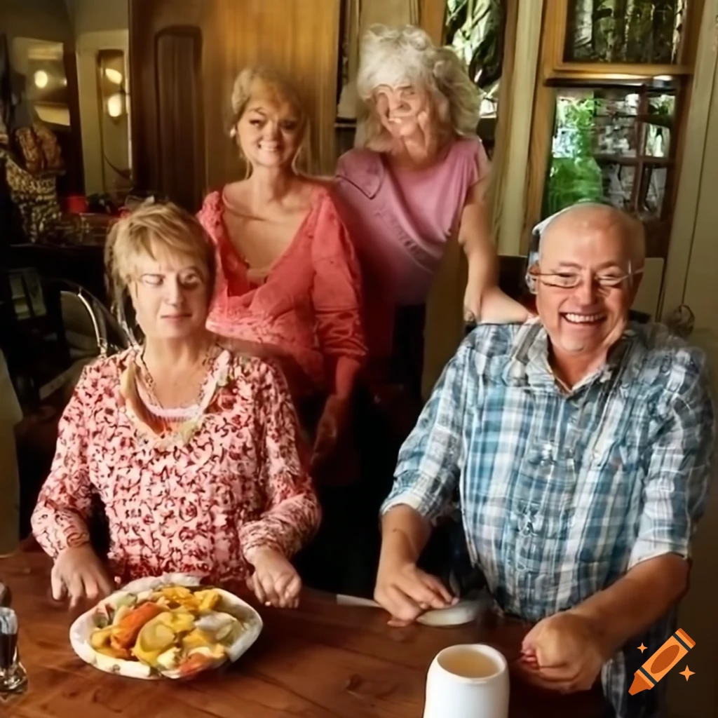 Simply gathering friends on Craiyon