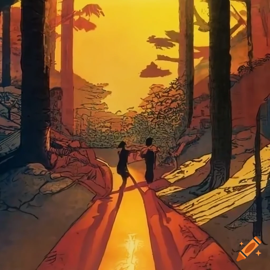 Japanese Sunrise Animation