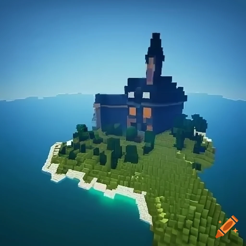 Minecraft playing servers on Craiyon