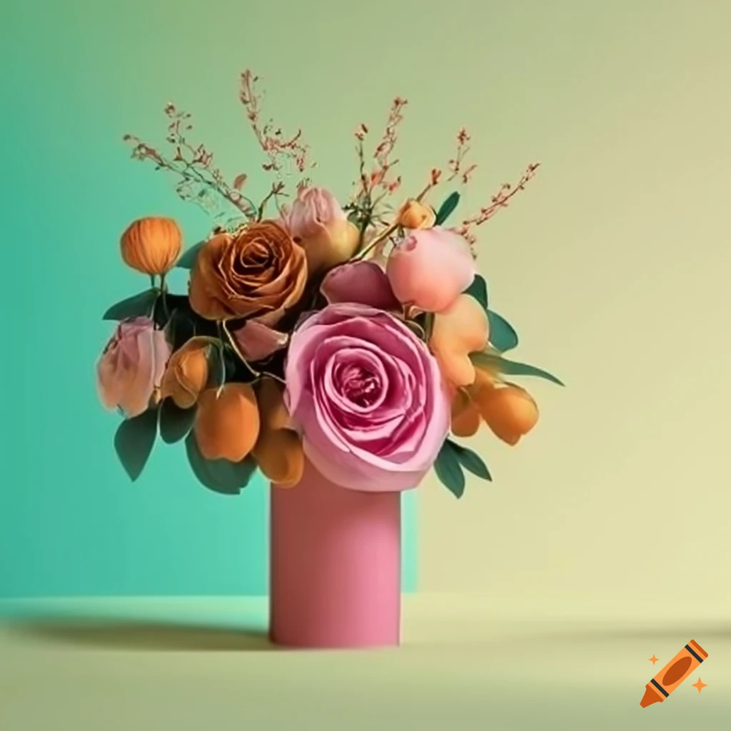 The backside complements the floral display with a soothing solid color ...