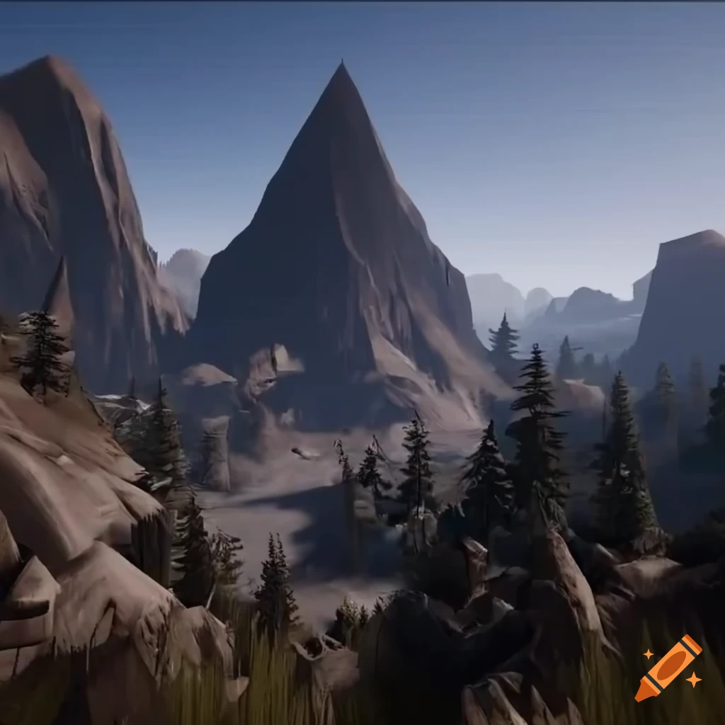 Unreal engine 5 low mountains