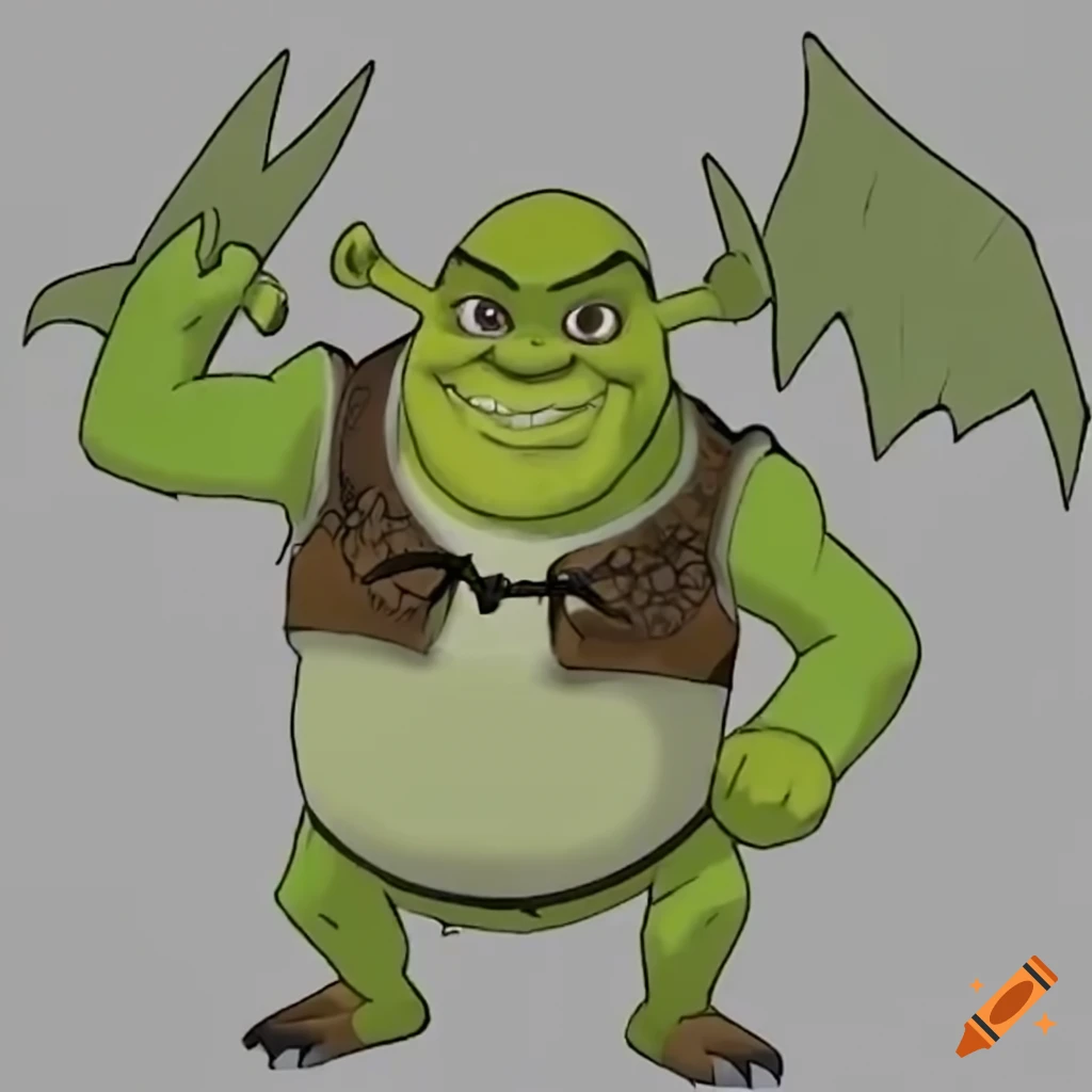 Shrek type pokémon on Craiyon
