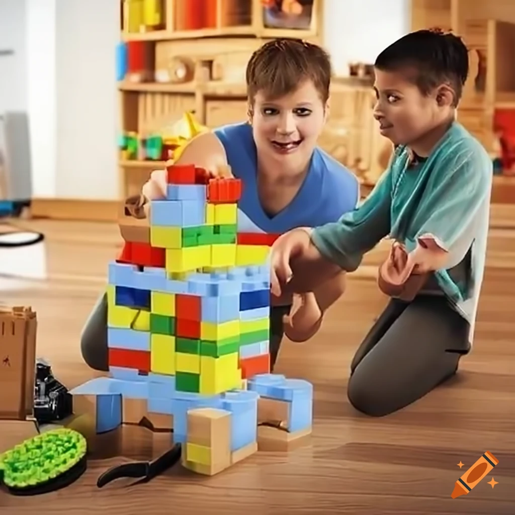 Ultimate block-building adventure on Craiyon