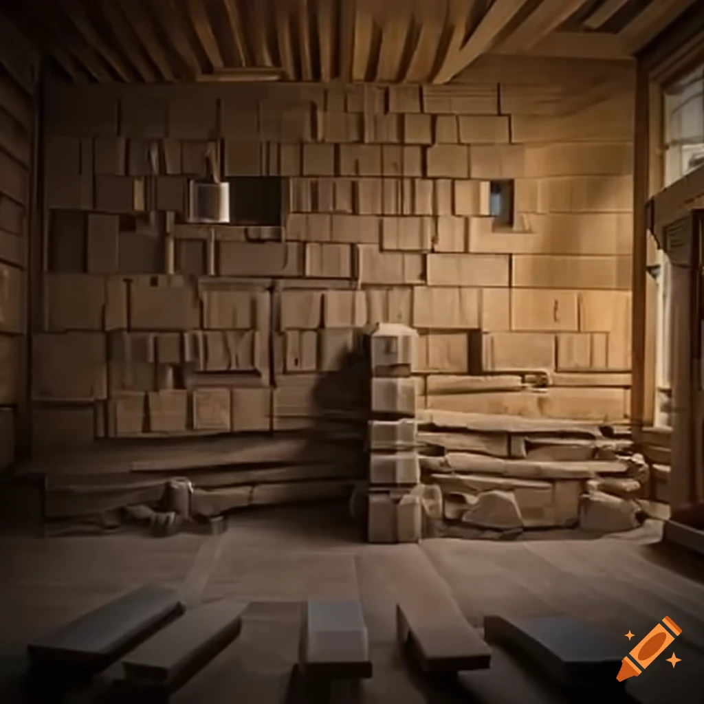 Titan-sized block-building adventure on Craiyon