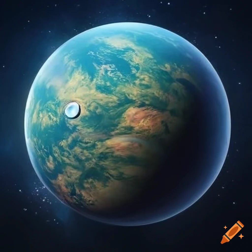 Extraordinary worlds shaped on Craiyon