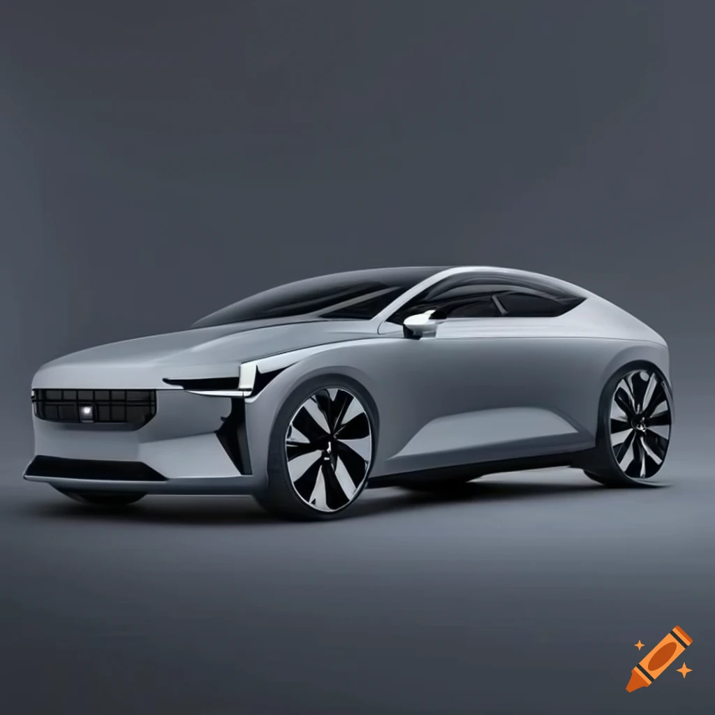 Polestar 5 car concept, futuristic design with sleek lines