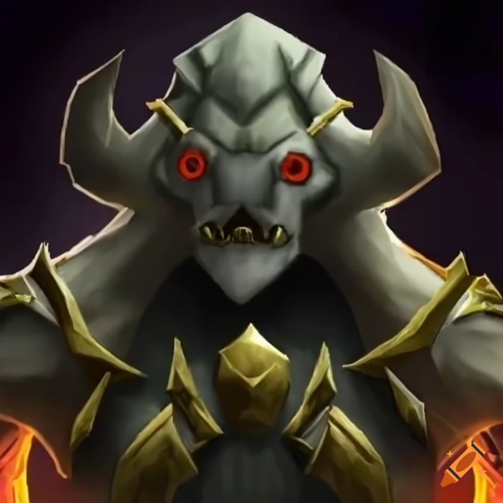 Conquer runescape bosses on Craiyon