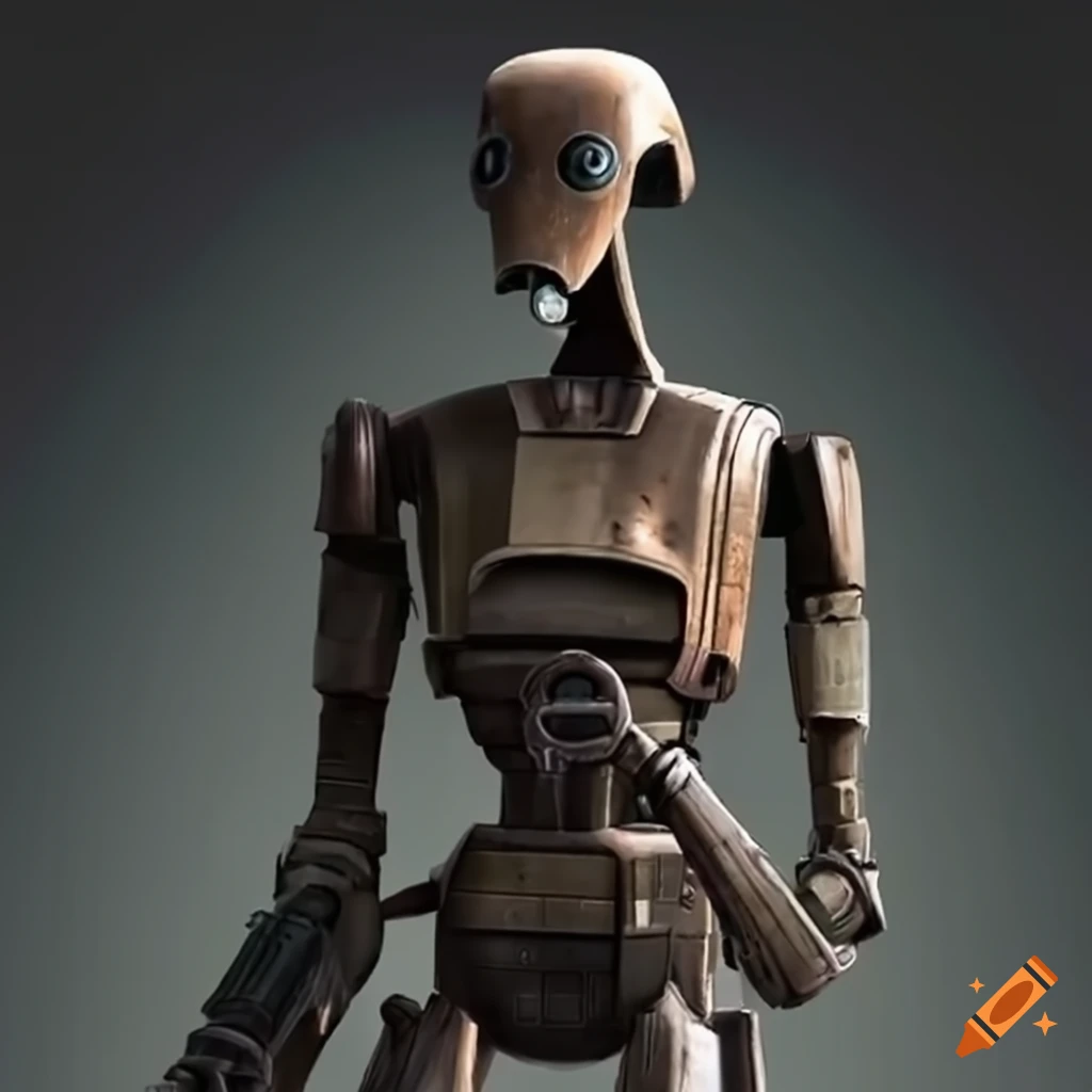 Army droid from star wars on Craiyon