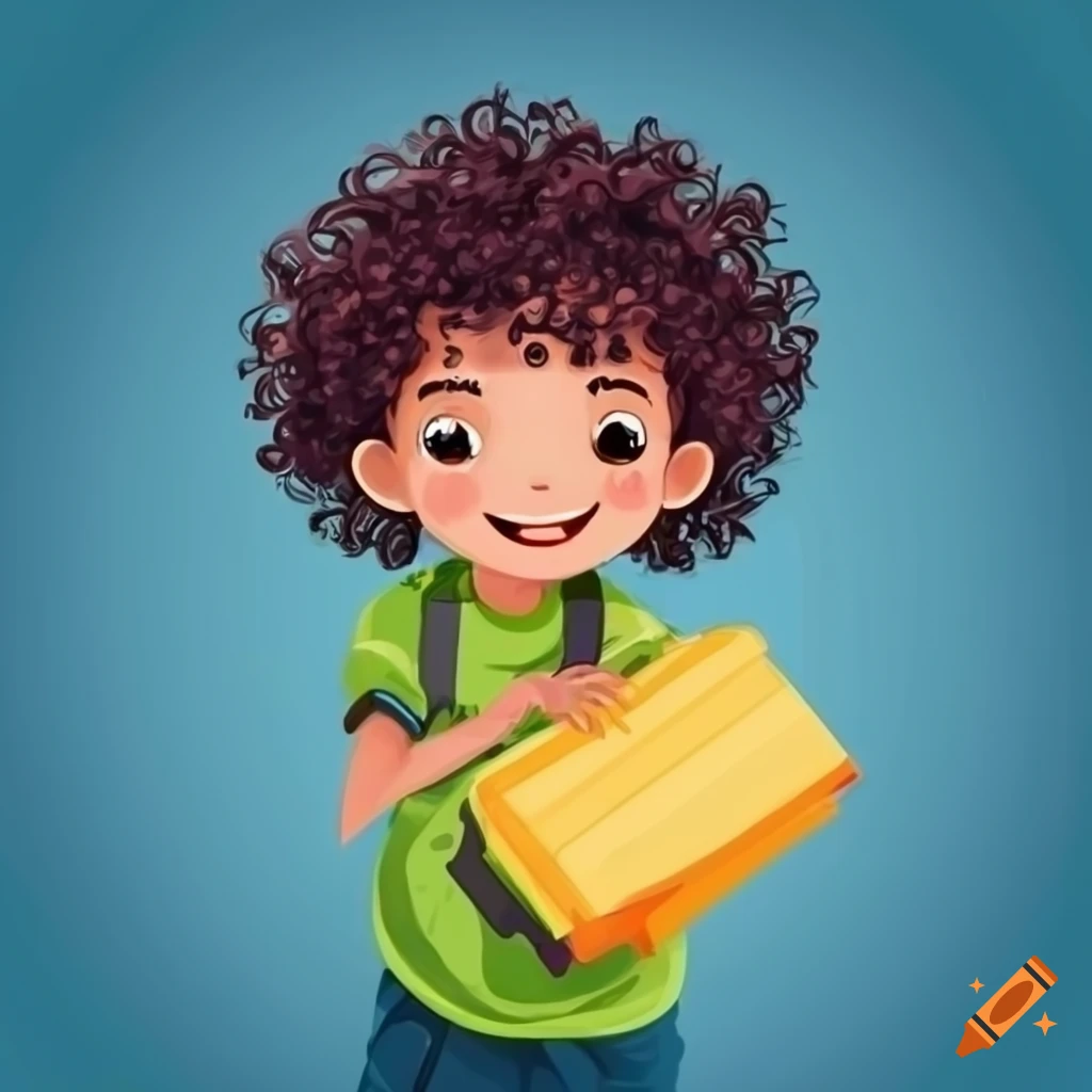 Filipino kid with a backpack holding a lunchbox with a happy face and ...