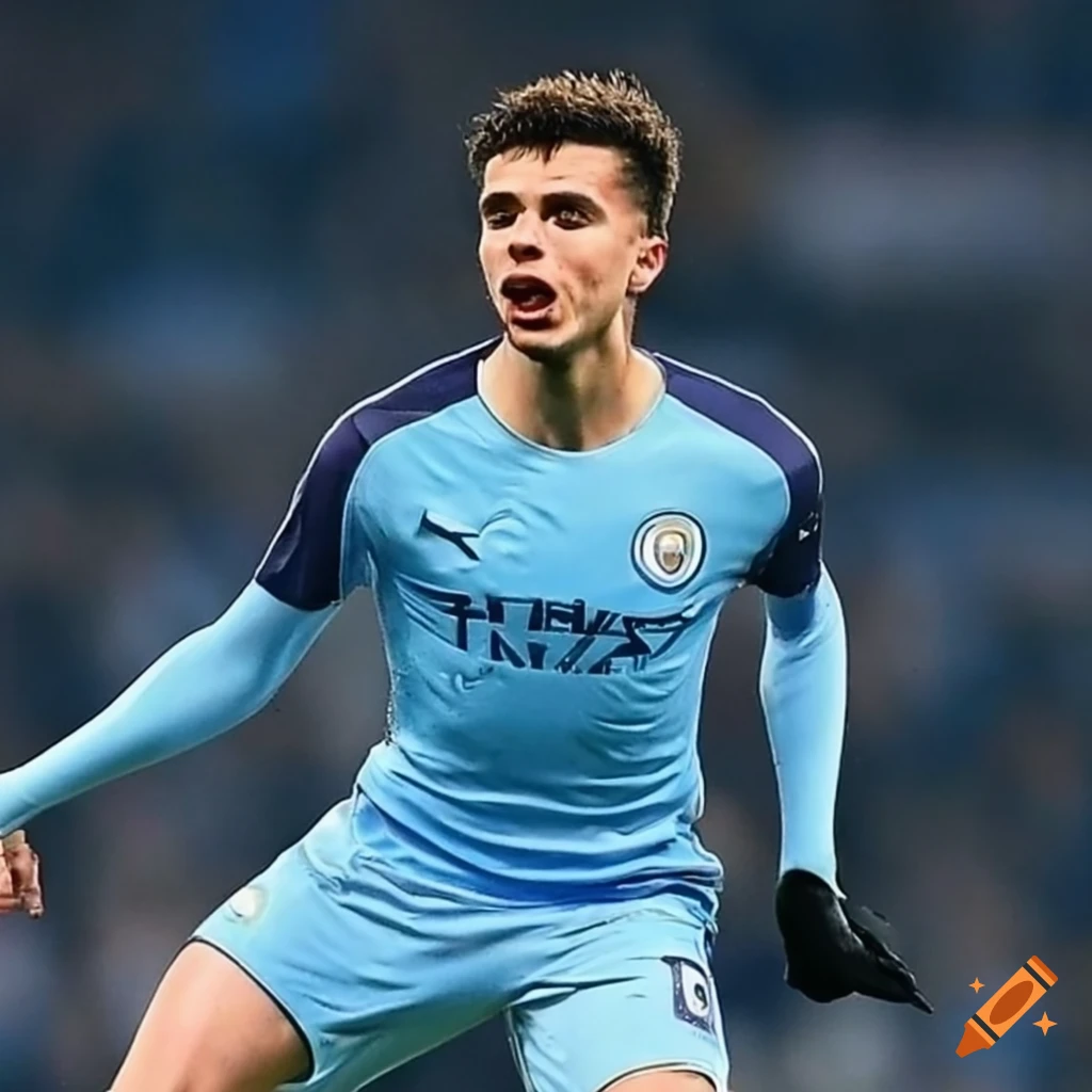 Talented French Manchester City player on Craiyon