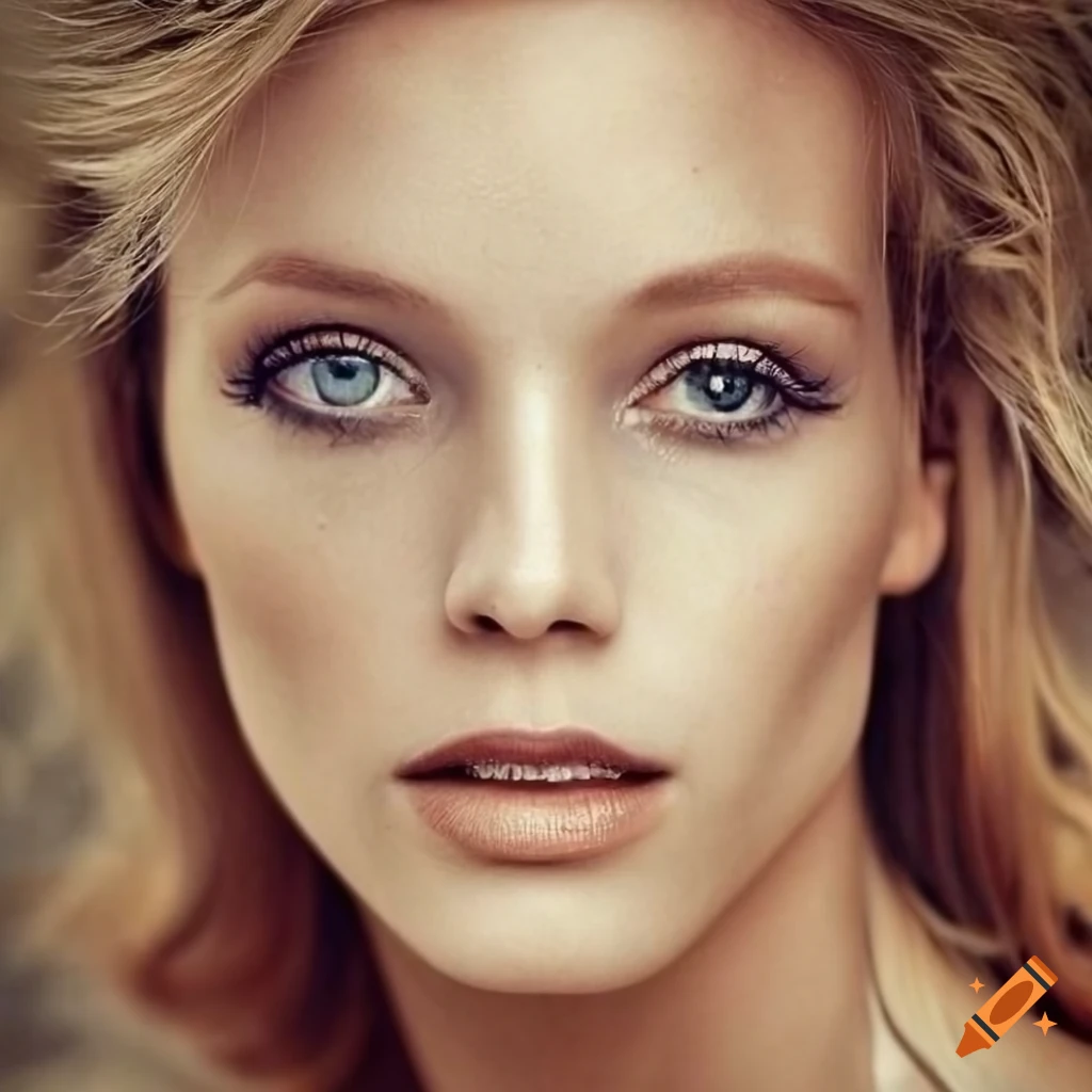 E.d. donahey, closeup face, glamour portrait on Craiyon