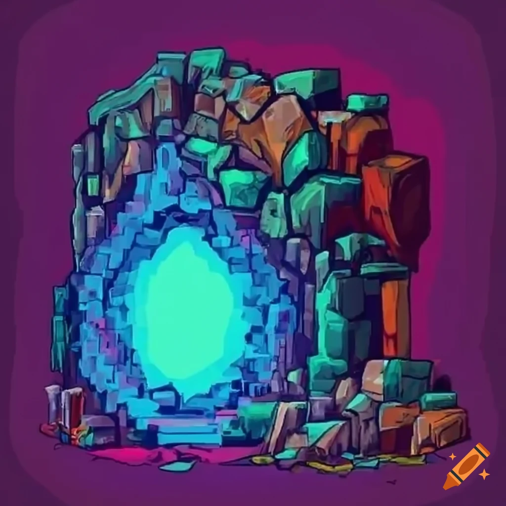 Nether portal exploits on Craiyon