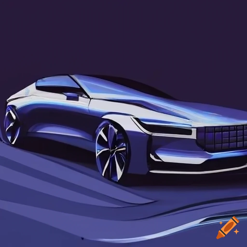 Polestar 6 car concept, futuristic design with sleek lines winner of ...