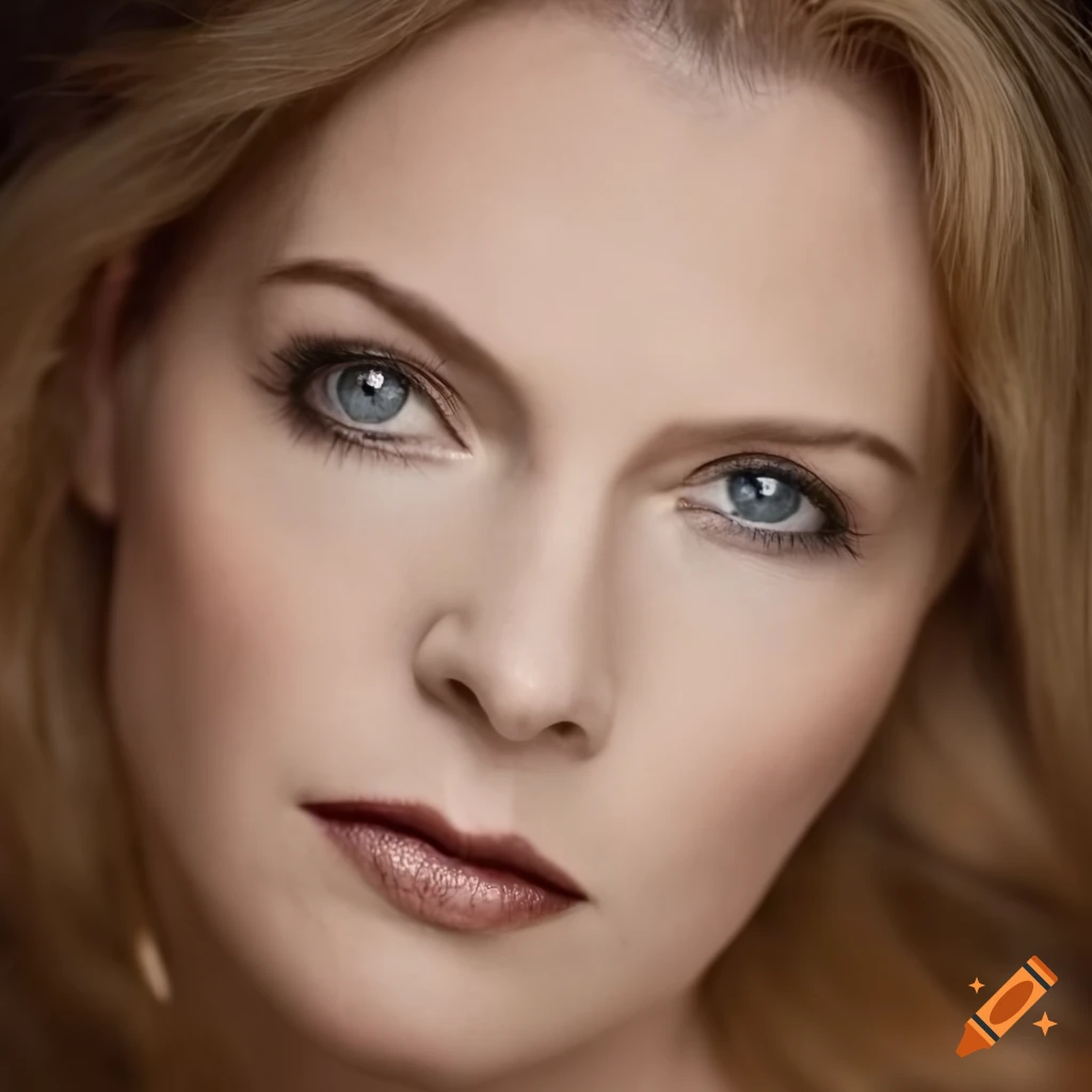 E.d. donahey, closeup face, glamour portrait