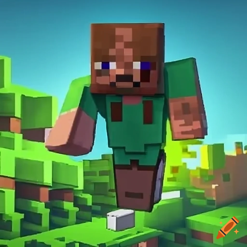 Custom minecraft mini-game on Craiyon