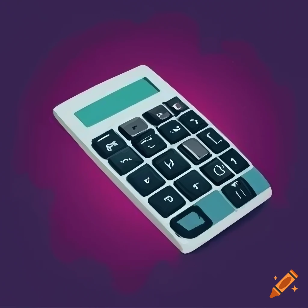 Calculator feature graphic on Craiyon