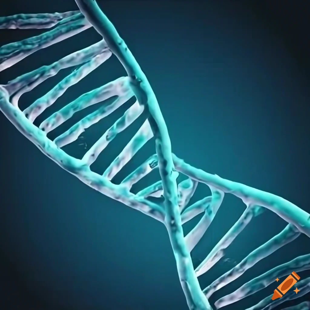 Dna cutted by cas9 on Craiyon