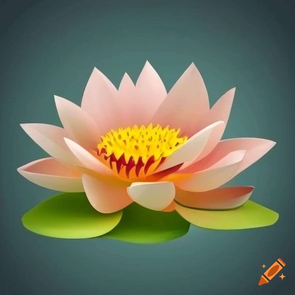 Detailed illustration of lotus on Craiyon