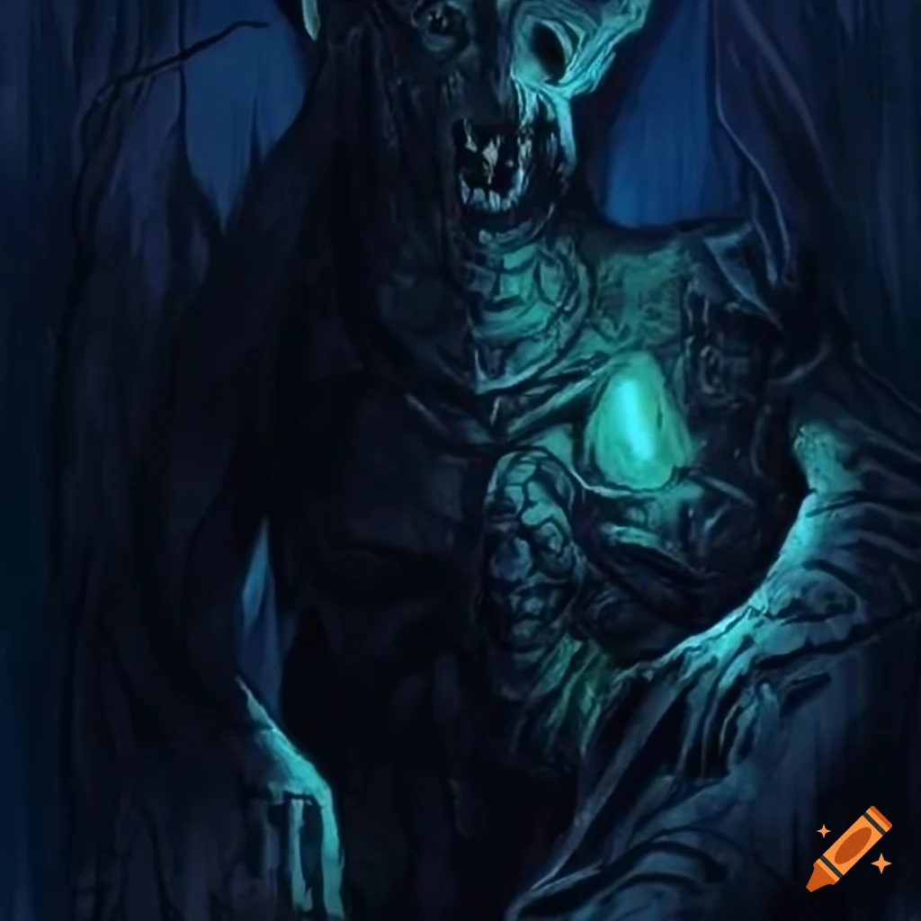 Large, covered in darkness dungeon, or rather a chamber with gadgets in ...