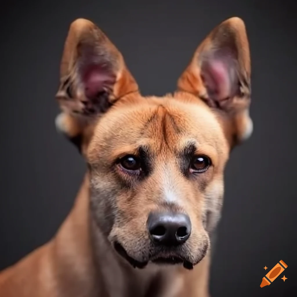 Perro hablando sin fondo