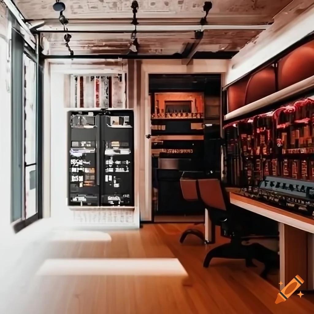 Hacker studio on Craiyon