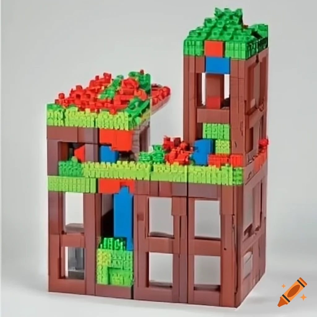 Block-building Legend on Craiyon