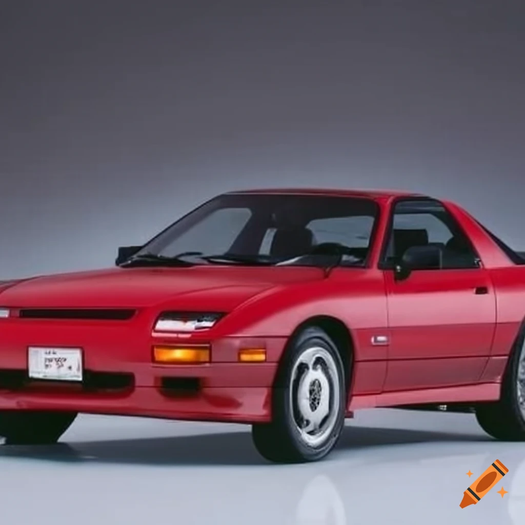 1987 mazda rx-7 promotional on Craiyon