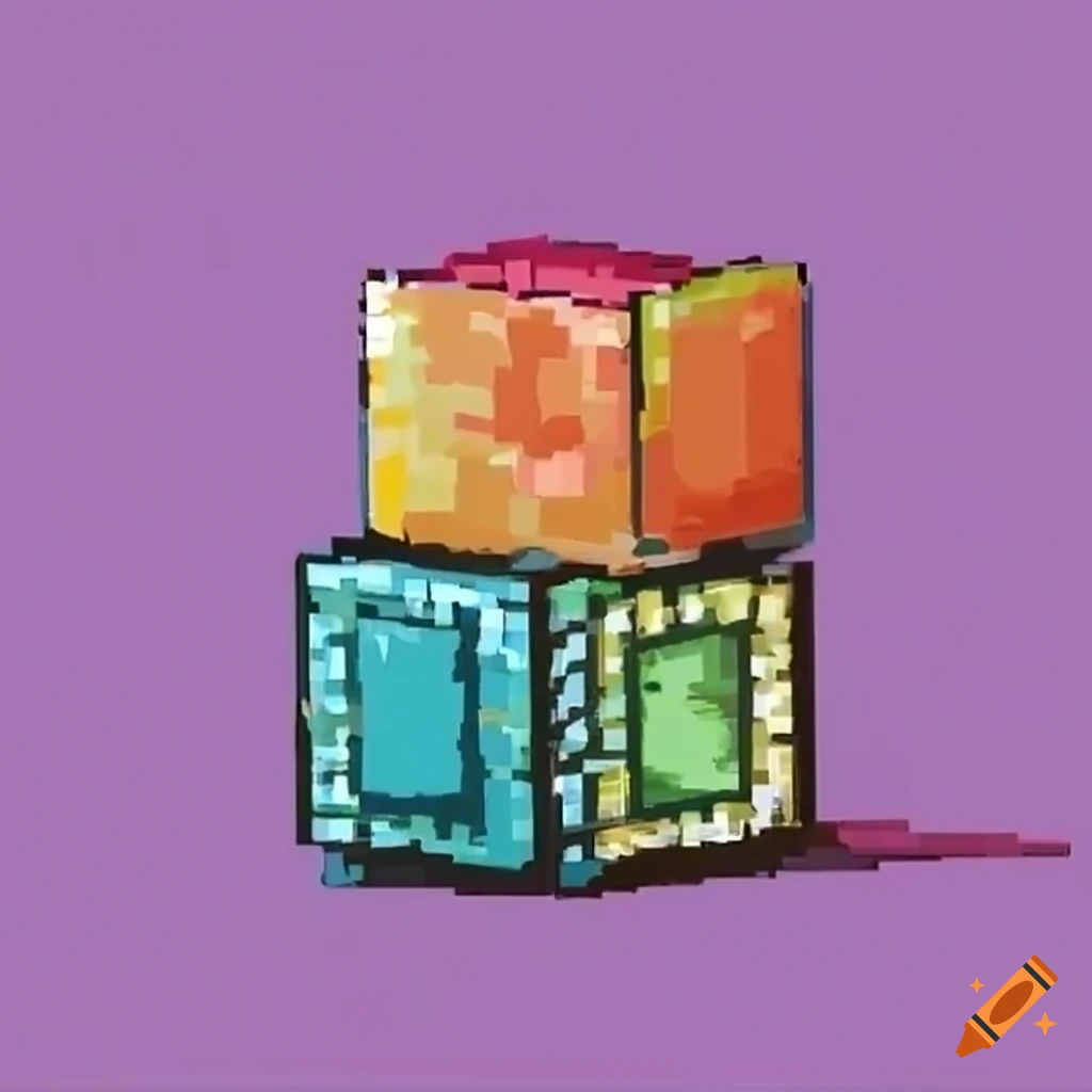 Pixelated block holds