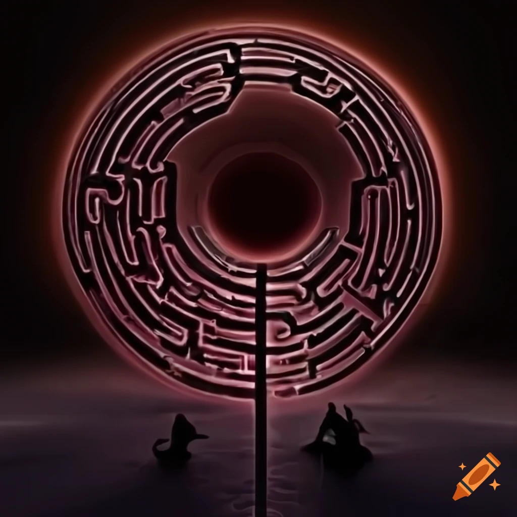 Digital labyrinth on Craiyon