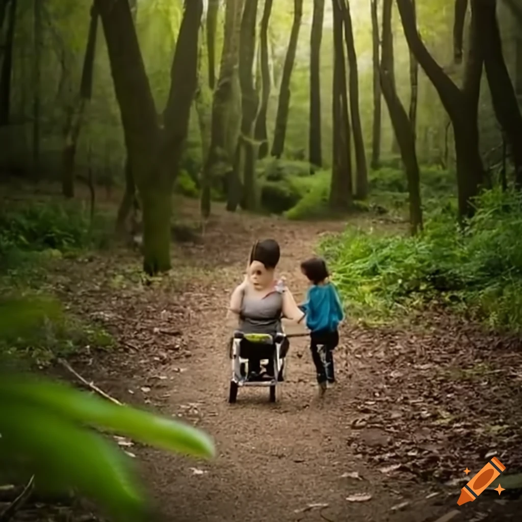 A inclusive natural park for child, old age, female and person with ...