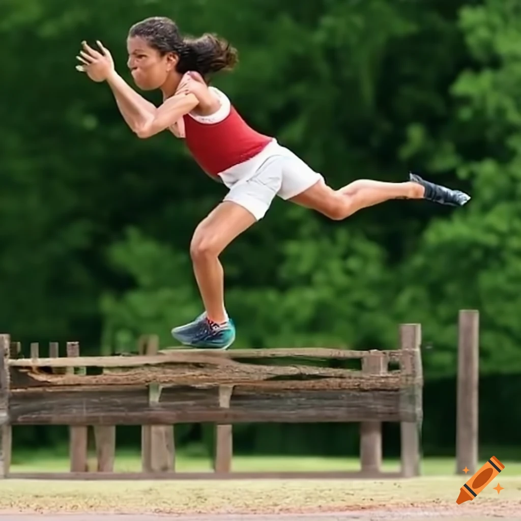 Requiring skillful jumping on Craiyon