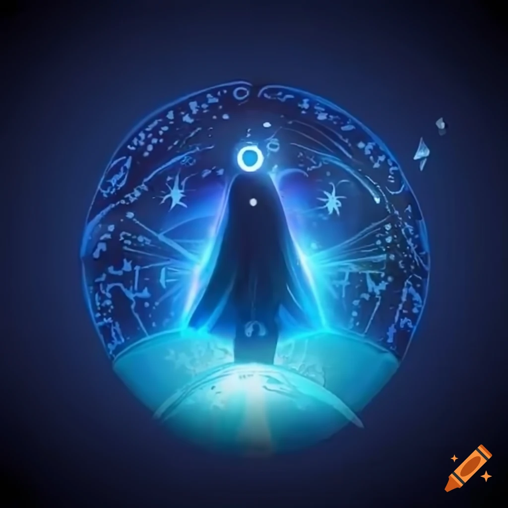 Magic transformation spell icon symbol on Craiyon