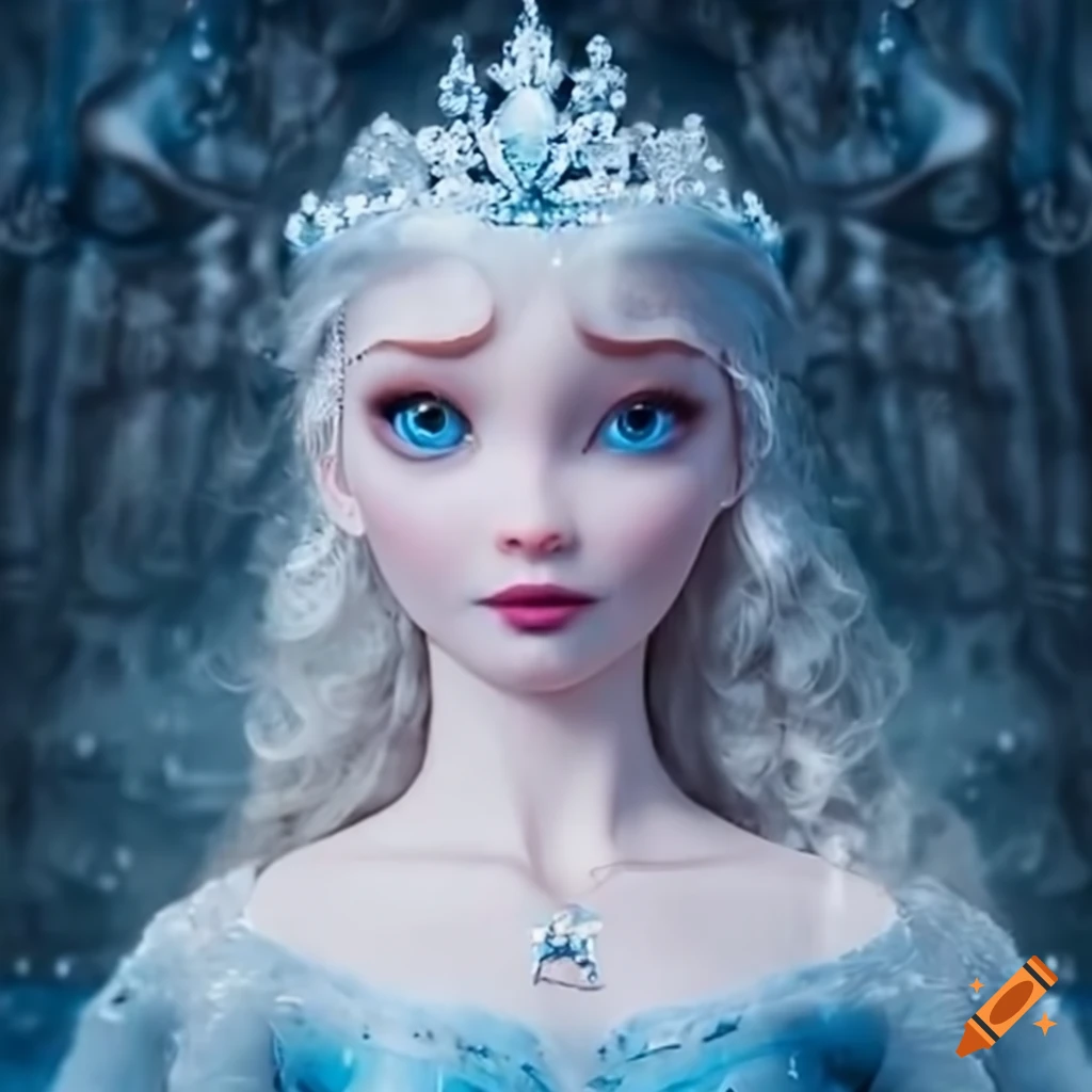 The snow queen on Craiyon