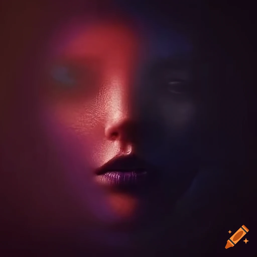 Girl Head Silhouette Facing Left