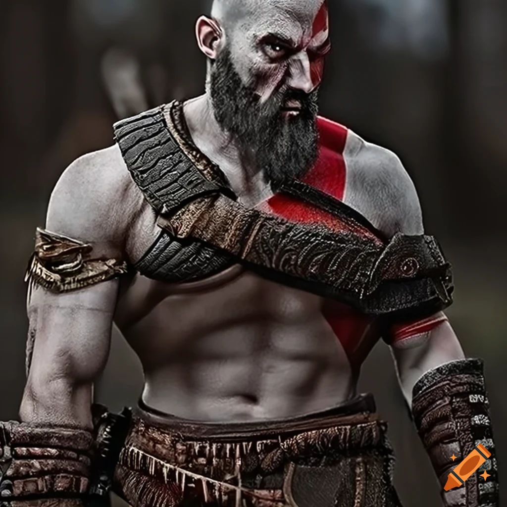 Kratos realistic digital art bokeh professional camera on Craiyon