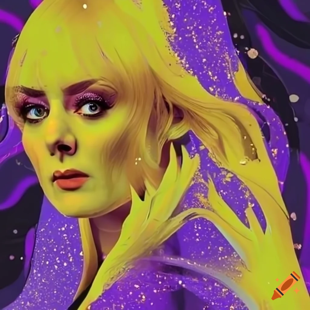 Róisín Murphy dancing silhouetted against beautiful geometric pattern ...