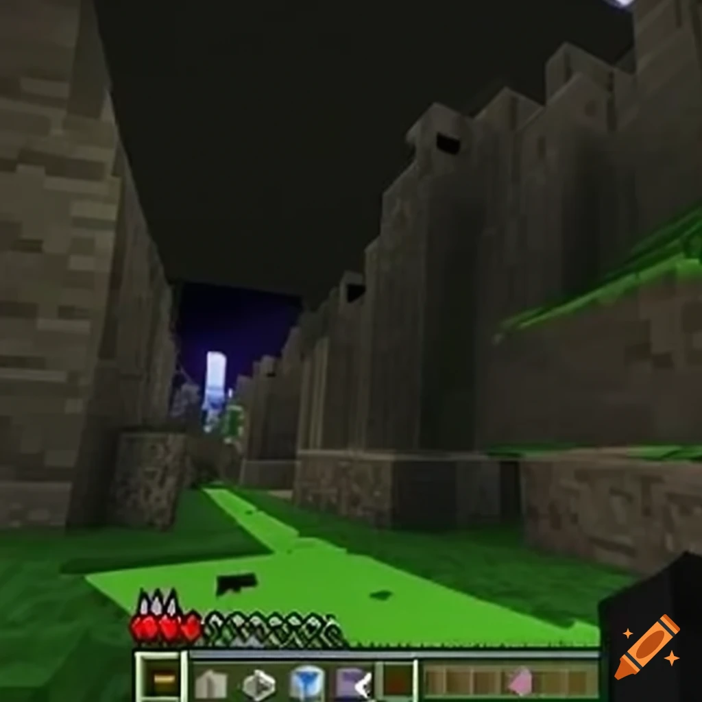 Unveiling extreme minecraft on Craiyon