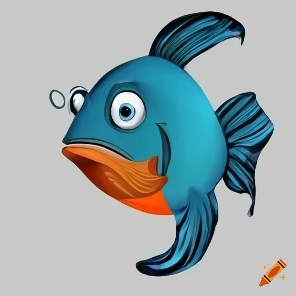 Cartoon fish art