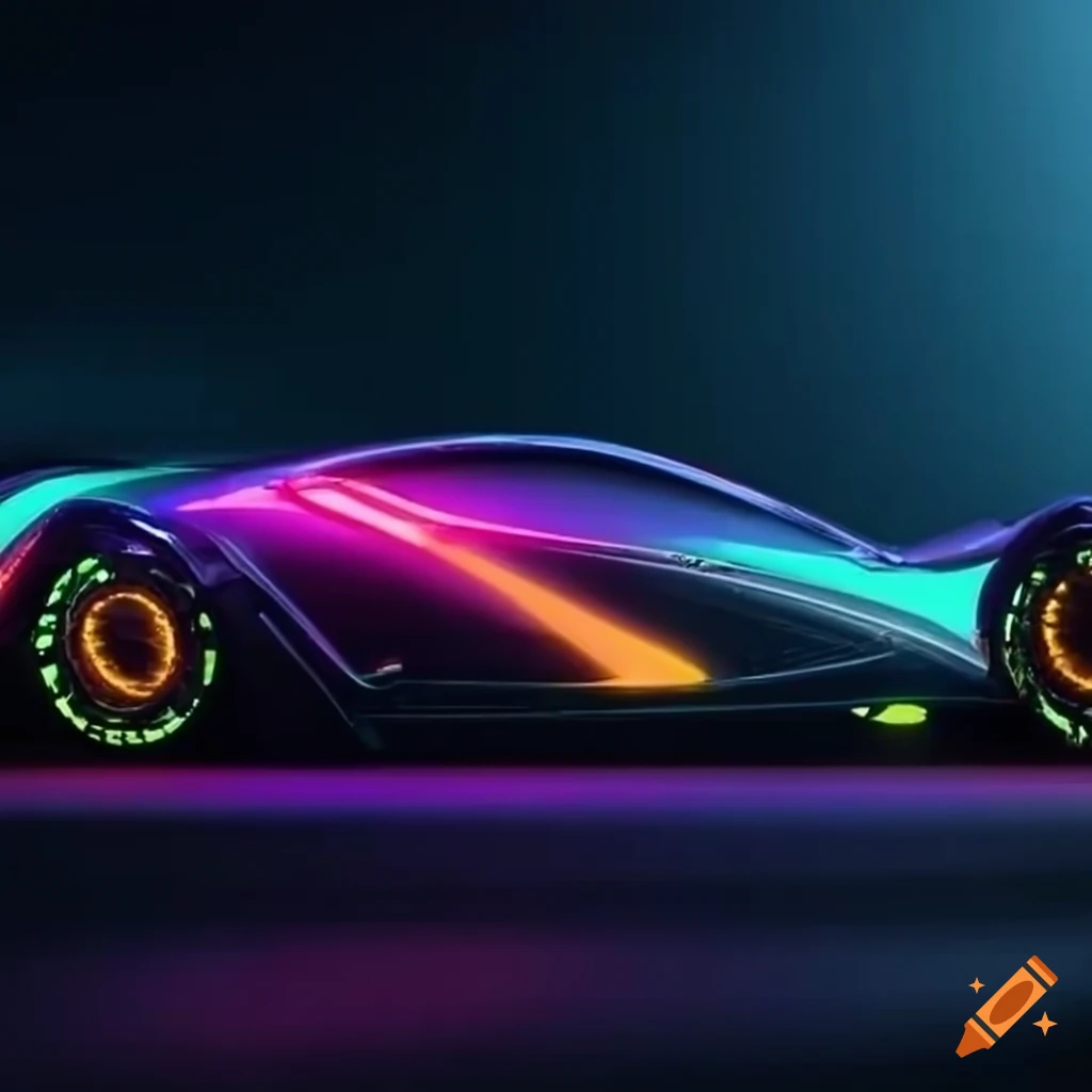 2050 cyberpunk-style inspired next hyundai ioniq5 exterior designe for ...