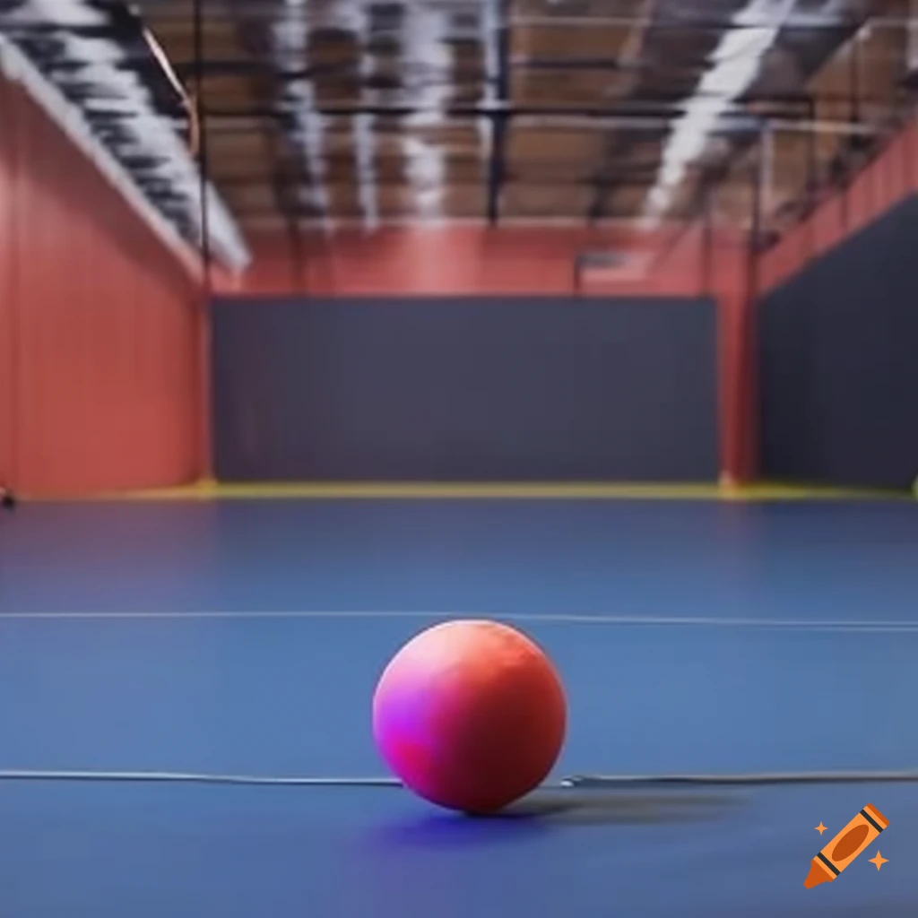 Custom-made Dodgeball Arena on Craiyon