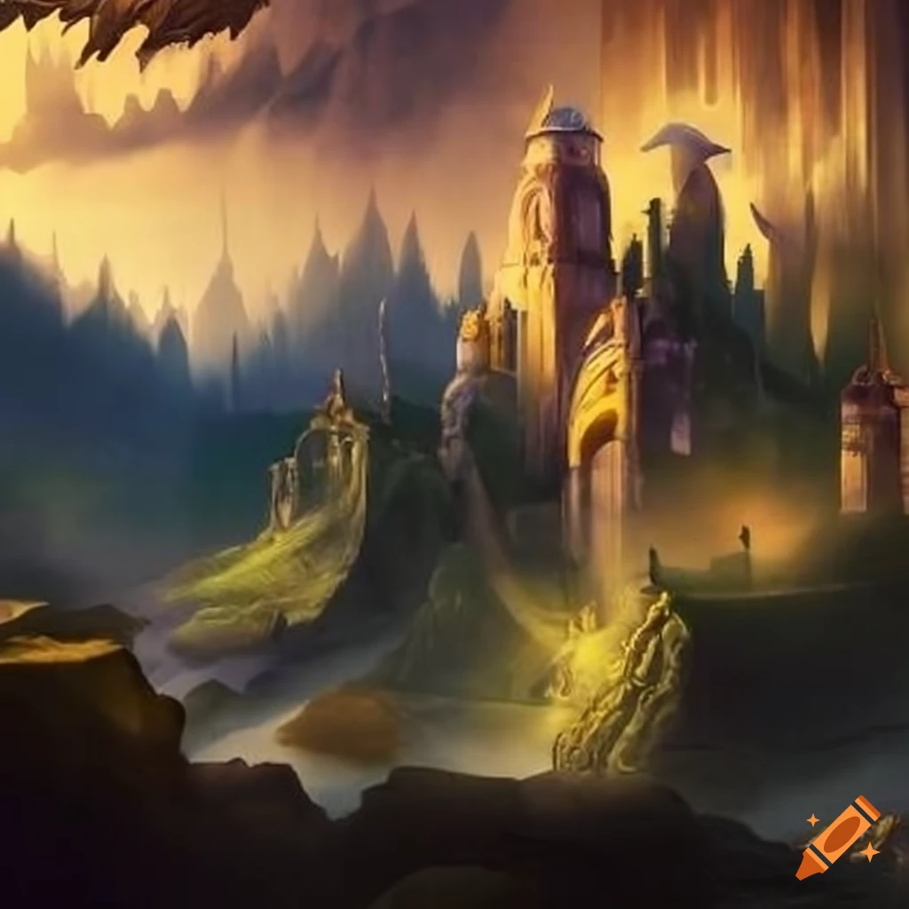 Captivating realm filled