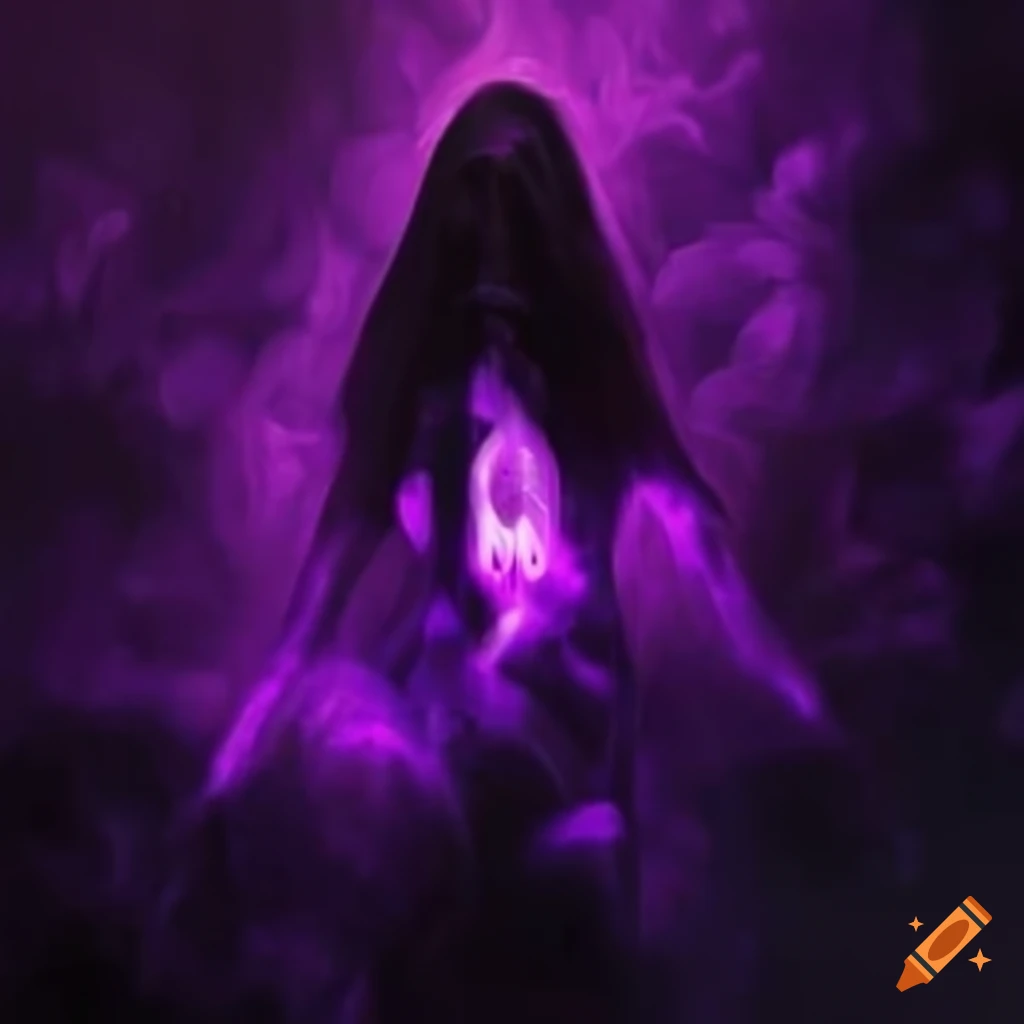 Vanish purple and black spell