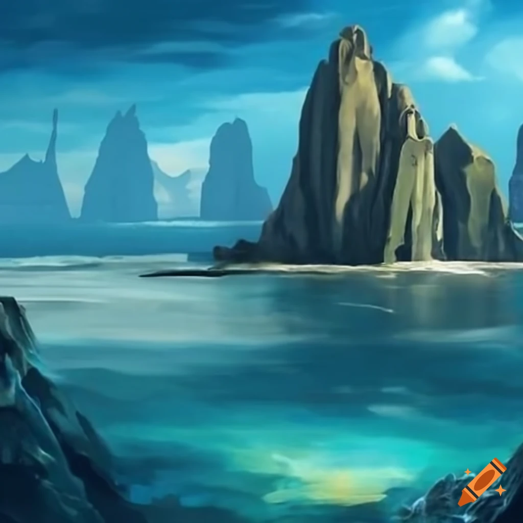 Including ocean monuments on Craiyon